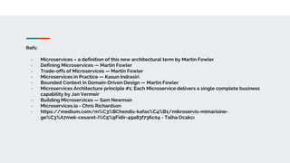 Vodafone Devops Days - Micro service architecture | PPTX