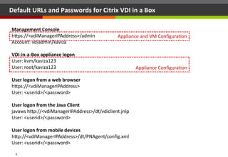 VDI-in-a-Box installation guide for Lab PCs | PPT