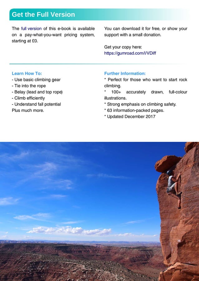 Rock Climbing Basics - VDiff Climbing | PDF