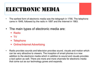 Electronic and Web Media | PDF