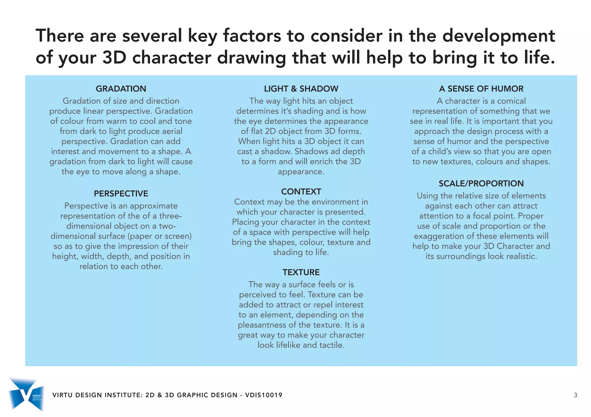 VDIS10019 2D & 3D Graphic Design - Basic Software Skills for 3D ...