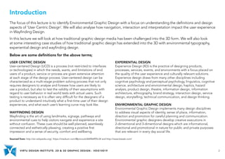 Virtu Design Institute - VDIS10019 lecture - Environmental Graphic ...