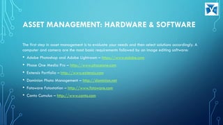 Asset Management and Workflow | PDF