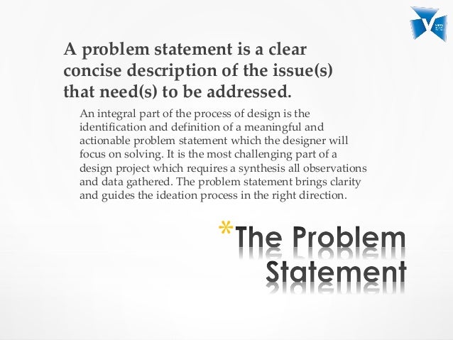 Lecture 3 - Problem Statement