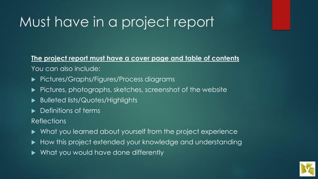 Lecture 5 - Writing a project report | PDF | Educational Assessment ...