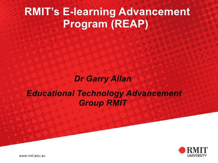 RMIT eLearning Advancement Program