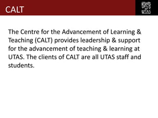 University of Tasmania virtual learning environment – Strategy and ...