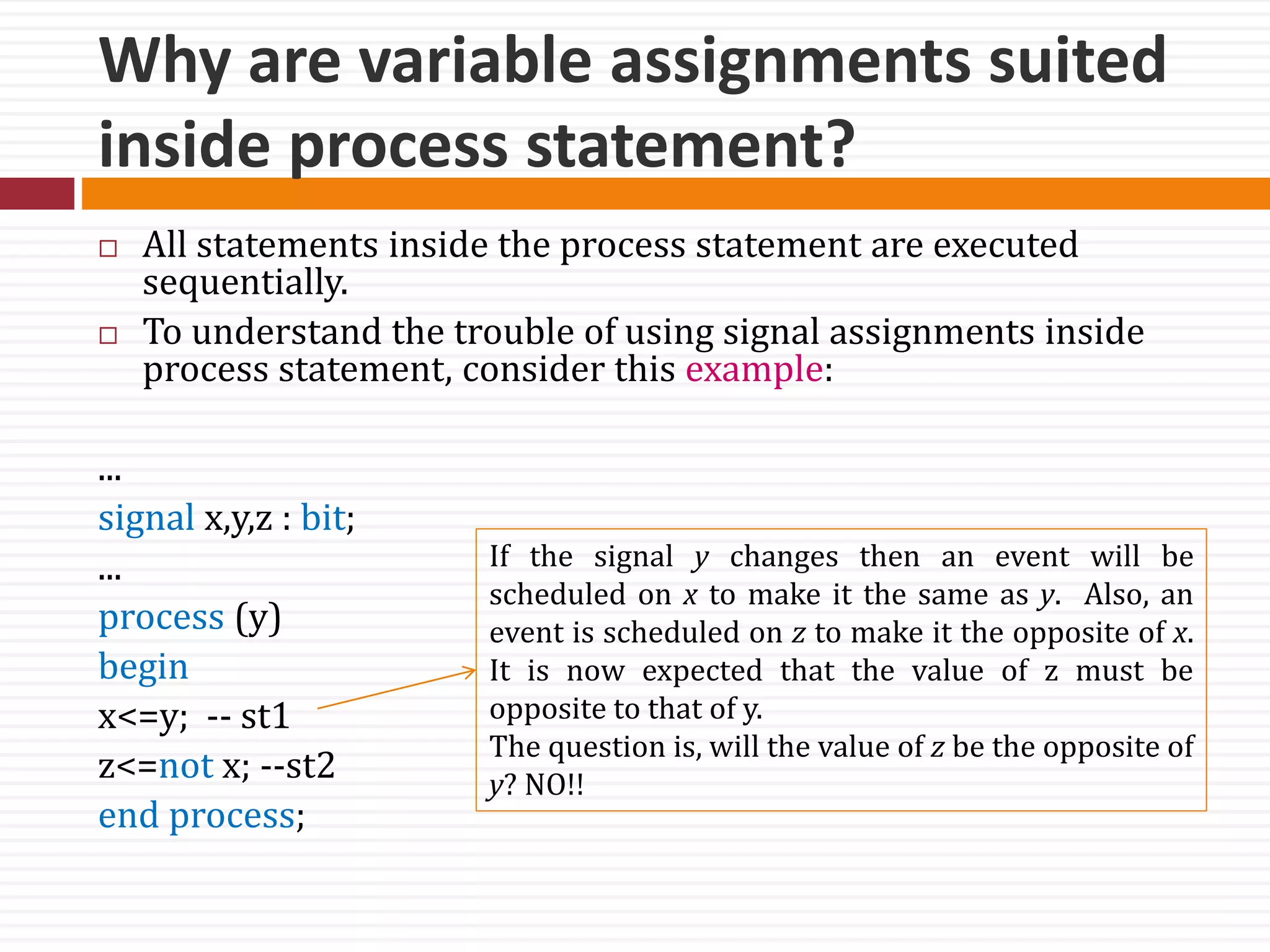 VHDL Behavioral Description | PPTX | Programming Languages | Computing