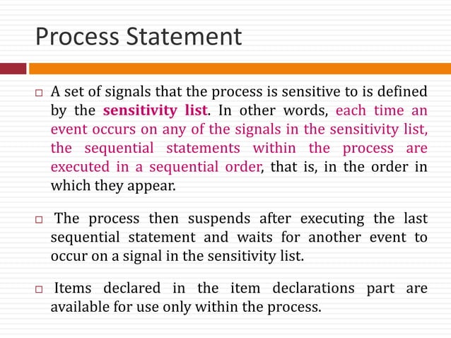 Vhdl Behavioral Description Pptx Programming Languages Computing