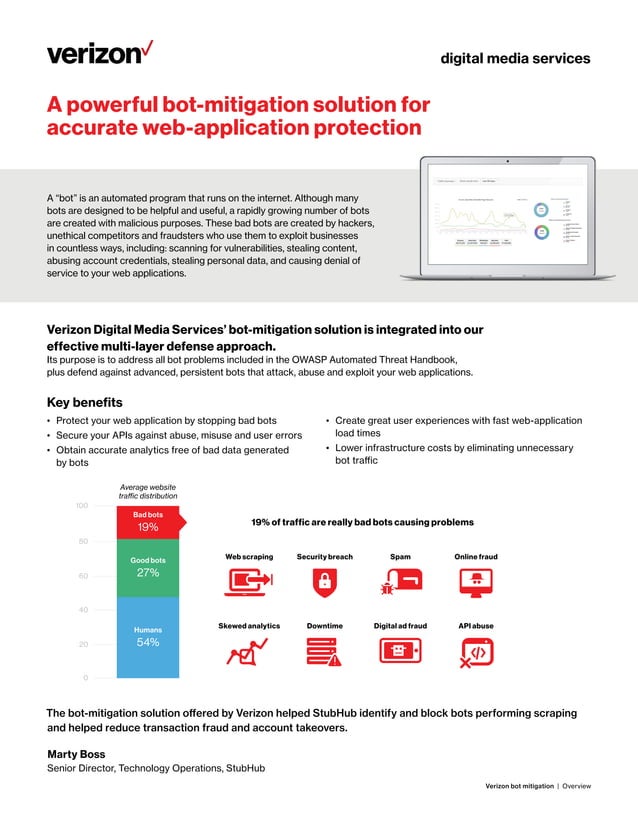 Verizon DMS' Bot Mitigation from Paul Hobbs | PDF