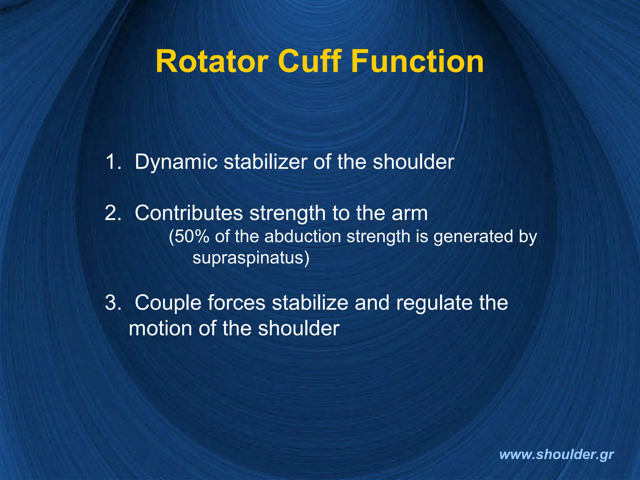 Rotator cuff 2008 final | PPT