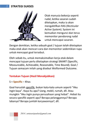 Strategi Sukses | PDF
