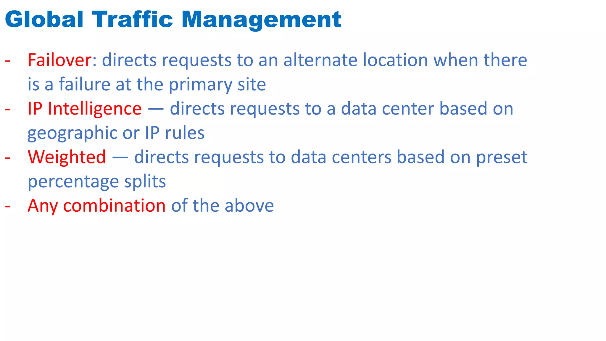 vDNS - Advanced Traffic Management | PPT