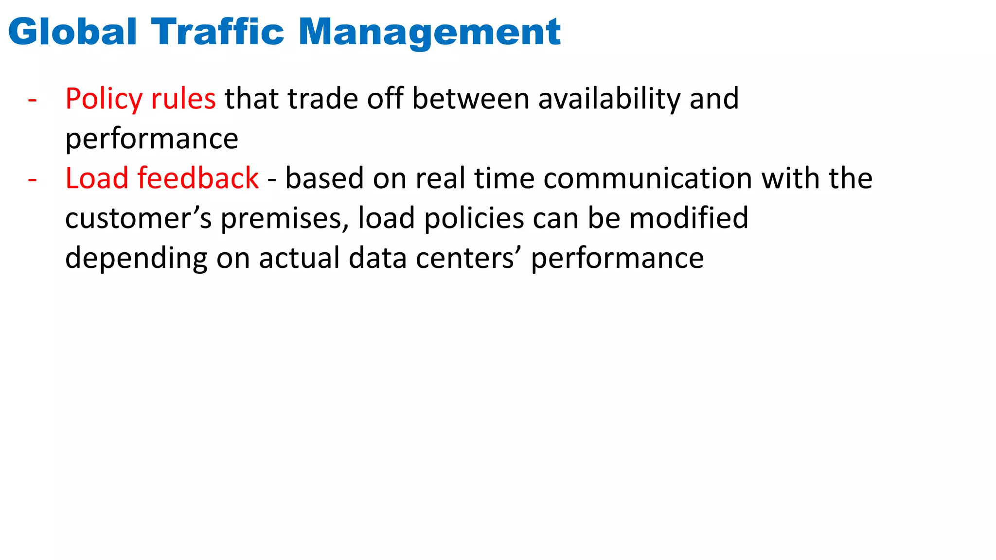 vDNS - Advanced Traffic Management | PPT