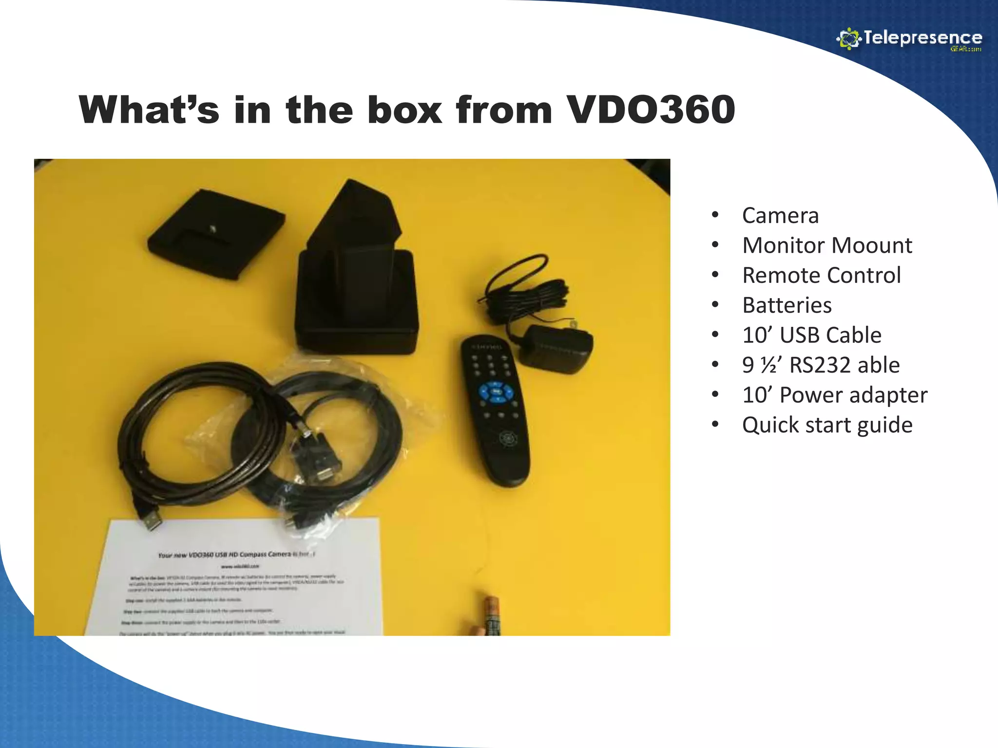 Vdo360 Compass Video Conferencing Camera | PPT