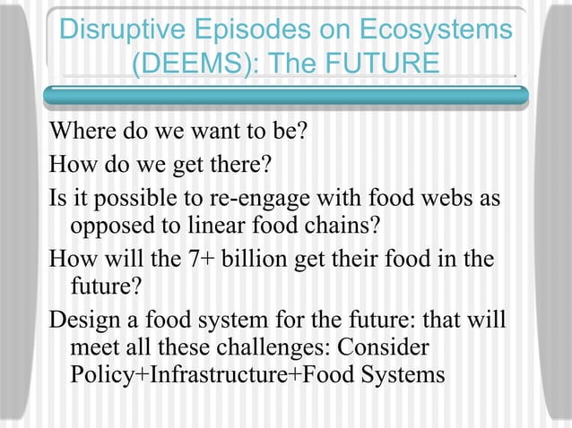 food-systems.ppt | Agriculture | Industries