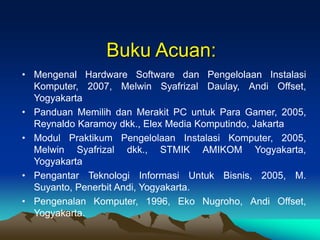 Pengelolaan Instalasi Komputer | PPT