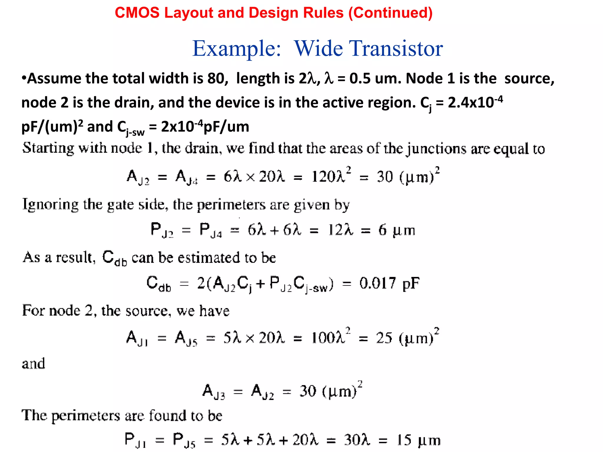 CMOS Layout | PPTX
