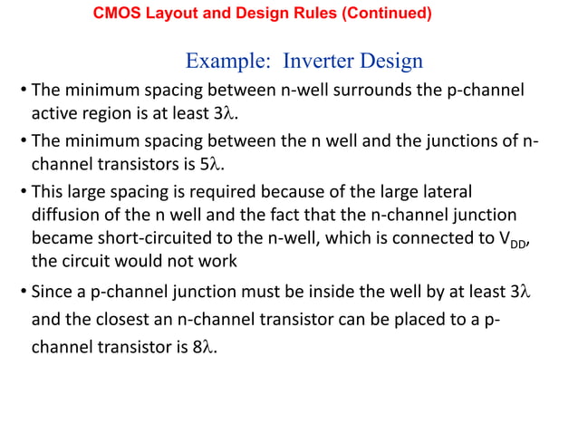 CMOS Layout | PPTX | Computer Networking | Computing