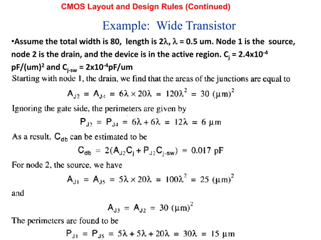 CMOS Layout | PPTX | Computer Networking | Computing