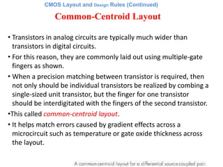 CMOS Layout | PPTX