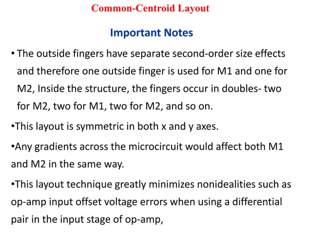 Cmos Layout Pptx Computer Networking Computing