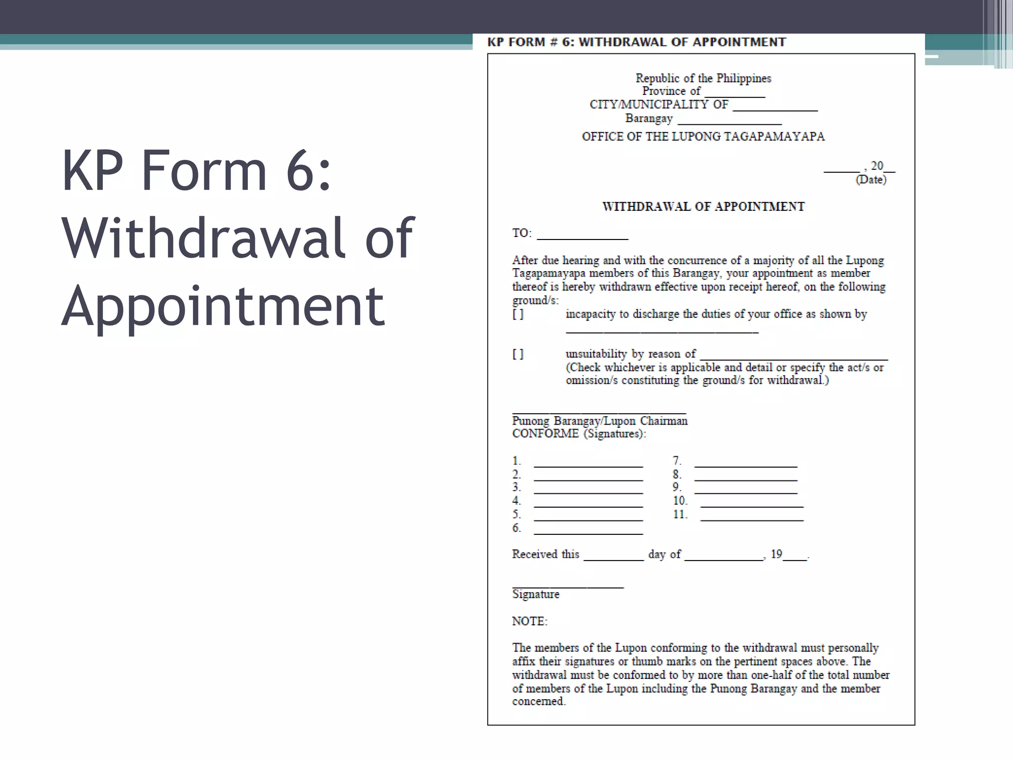 Katarungang Pambarangay IRR | PPTX