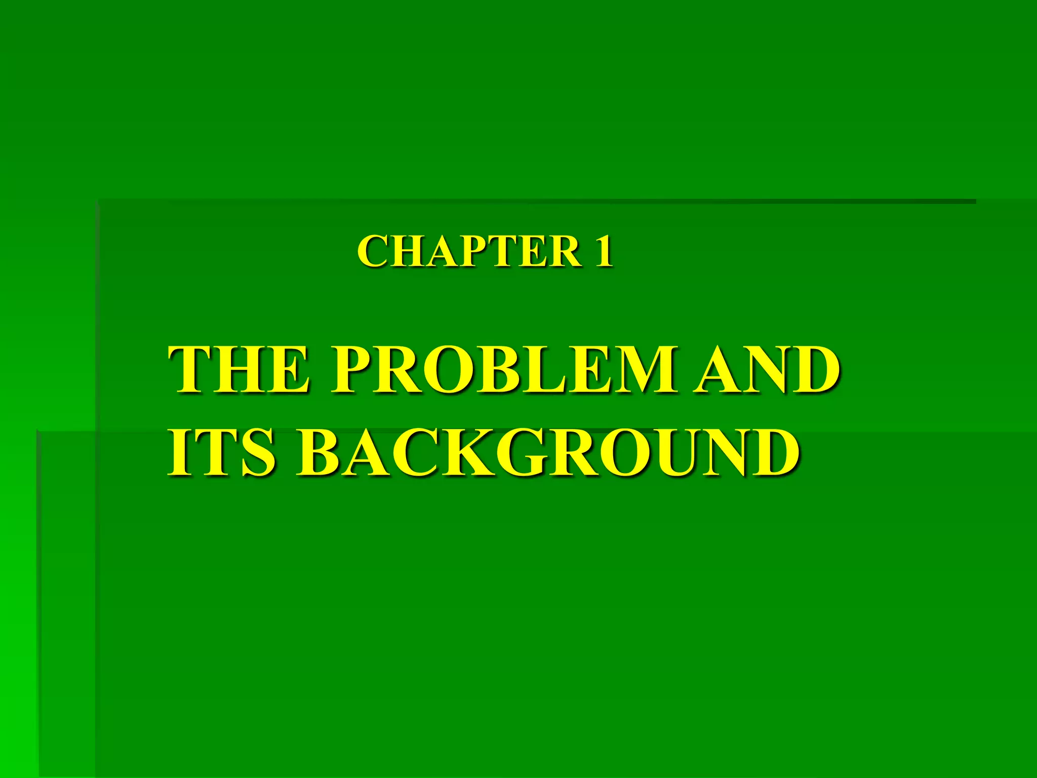 Thesis Writing Chapter 1 | PPT