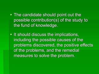 Thesis Writing Chapter 1 | PPT | Education