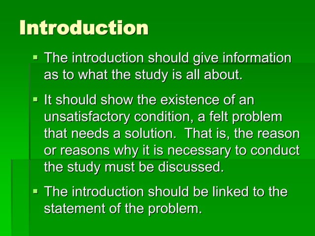 Thesis Writing Chapter 1 | PPT | Education