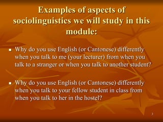 Introduction-to-sociolinguistics | PPT
