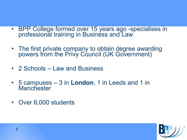 BPP | PPT