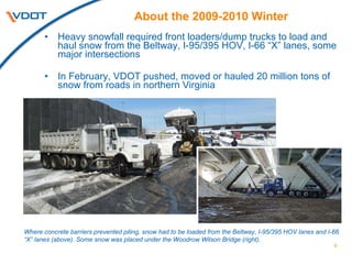 Snow Summit: Virginia Department of Transportation | PPT