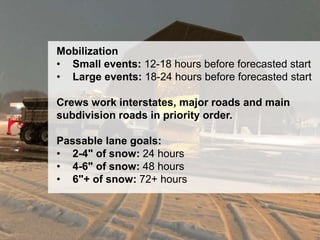 2019 VDOT Northern Virginia Snow Briefing | PPTX | Weather | Science