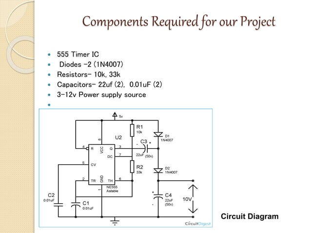 Voltage Doubler using NE 555 timer IC | PPTX