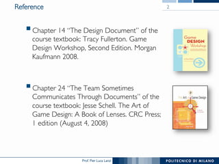 Videogame Design and Programming - 08 The Design Document | PDF