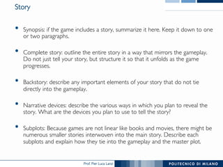 Videogame Design and Programming - 08 The Design Document | PDF