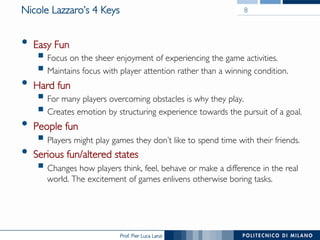 Elements for the Theory of Fun | PDF