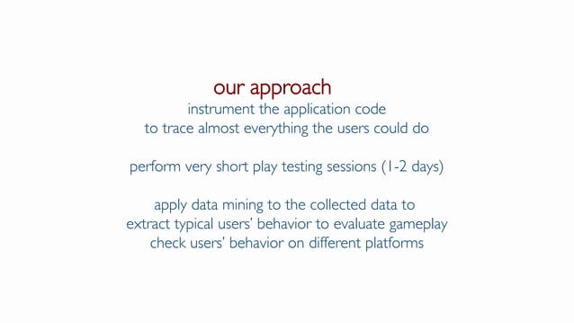 Data Driven Game Design Ppt