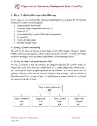 VDP Concept Note | PDF
