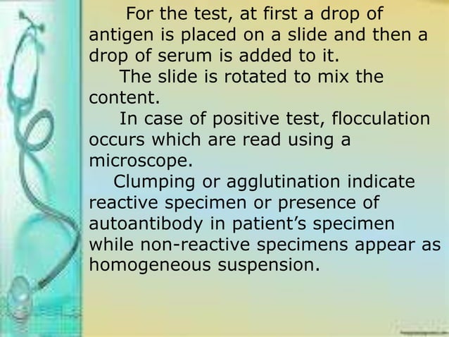 VDRL Test for Syphilis | PPTX | Infectious Diseases | Diseases and ...