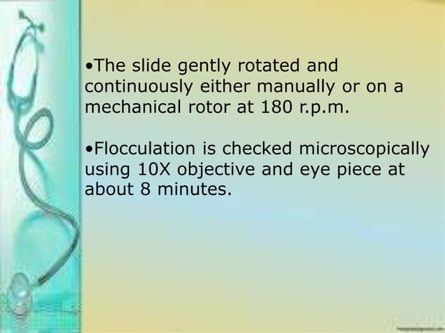 VDRL Test for Syphilis | PPTX | Infectious Diseases | Diseases and ...