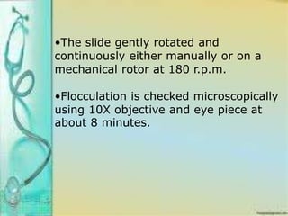 VDRL Test for Syphilis | PPT