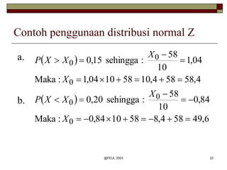 Distribusi normal | PPTX