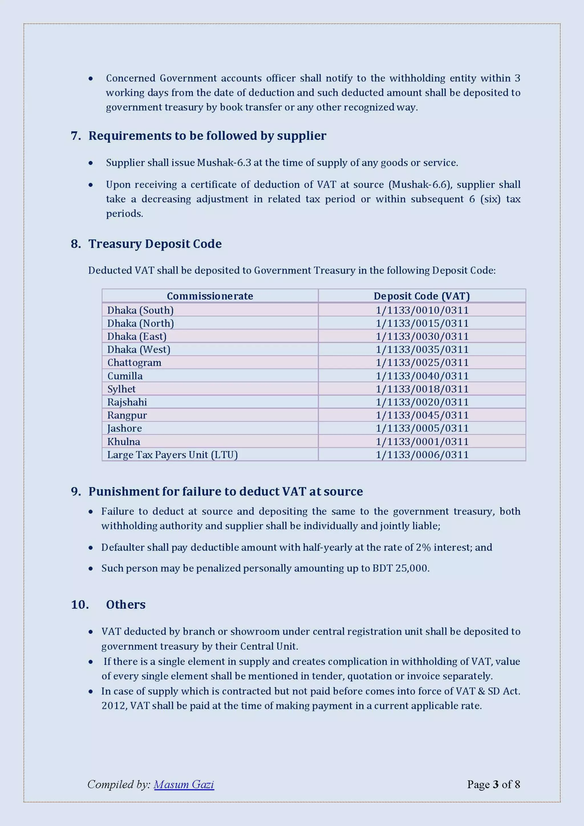 VDS Guideline and VAT rate for the FY 2020-2021 | PDF