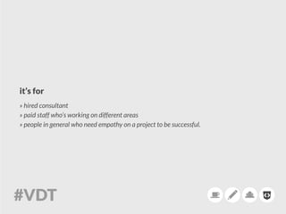 #VDT - Visual Design Thinking | PPT