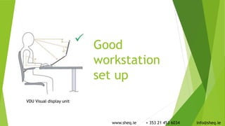 VDU/DSE Workstation Assessor Training | PPTX