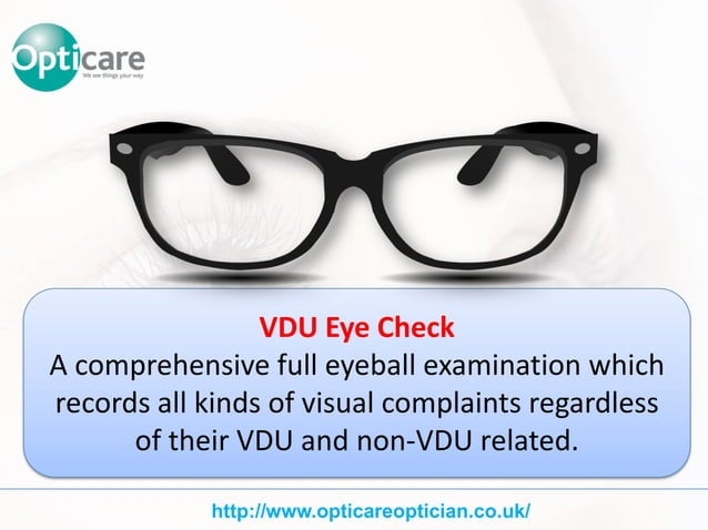 VDU Eye Check in UK | PPT