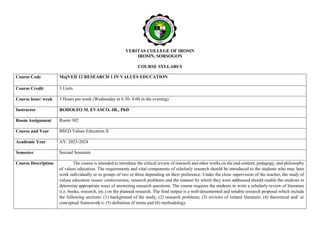 VE-12-Course-Syllabus.docx hahabsjsbsjsb | PPT