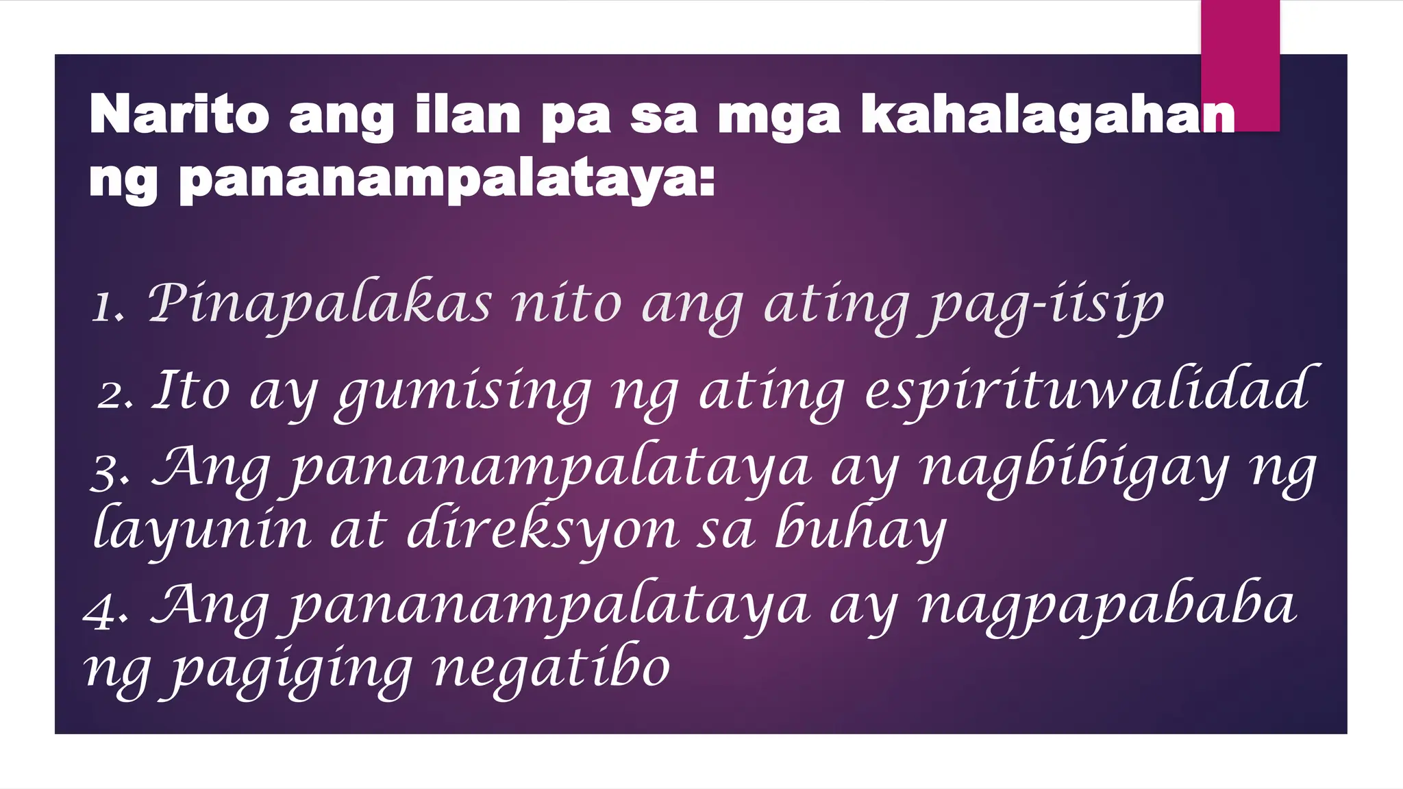 Values Education Aralin 4 Grade Seven ... | PPTX